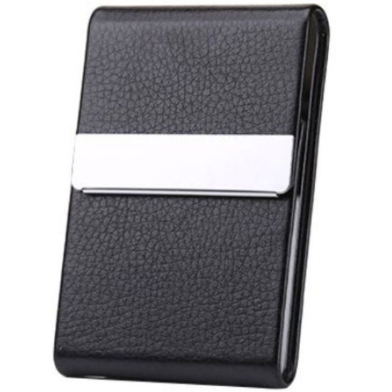 Étui Cigarette en Métal Boite a Cigarettes Porte Cigarette en PU Cuir ...