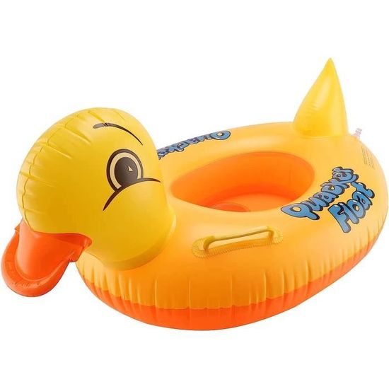 Flotteurs gonflables pour enfants en forme de canard, radeau de piscine ...