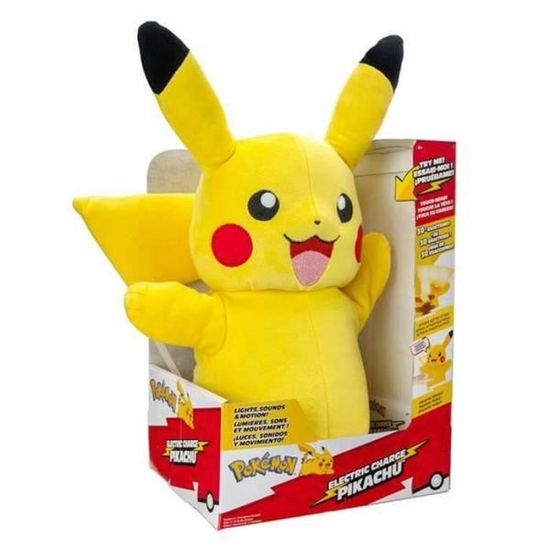 Bizak Pokemon Pikachu Électronique , Peluche Interactive avec Sons ...