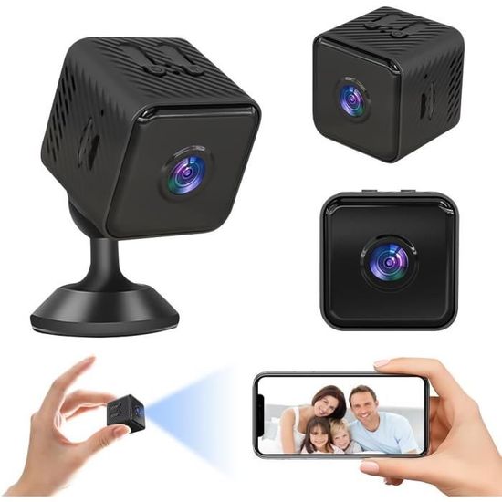Mini Caméra 4K Hd Wi-Fi Mini Caméra De Surveillance Intérieure ...