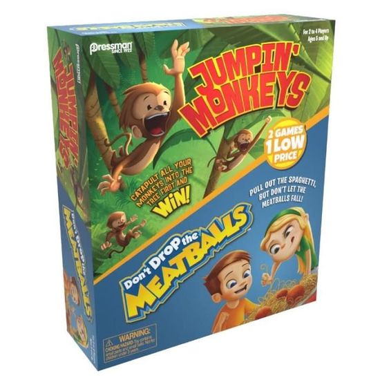 Jeu de société - GOLIATH - COMBO SET MONKEY & MEATBALLS - Action et ...