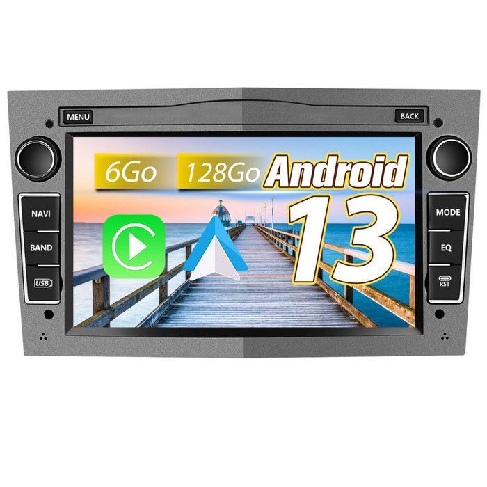AWESAFE Autoradio 4G Android 13 6Go+128Go pour Opel, 7 Pouces Écran avec Carplay Android Auto ...