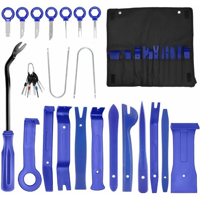 32PCS Outil Demontage Garniture Voiture,Cle Extraction Autoradio,Kit ...