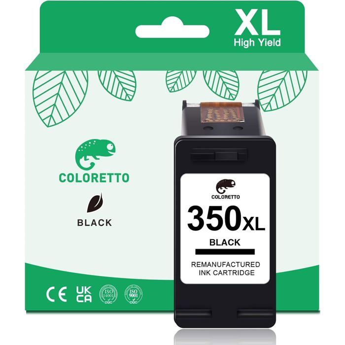 350Xl Cartouches D'Encre Remanufacturées Pour Hp Cartouche 350 351 Xl ...