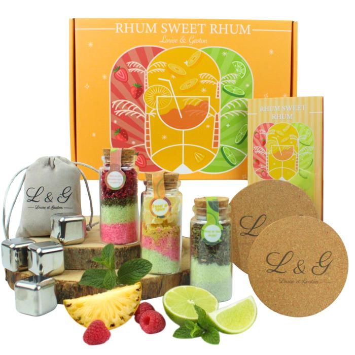 Kit Rhum Sweet Rhum - Kit épices pour Rhum arrangé - Coffret Cocktail ...