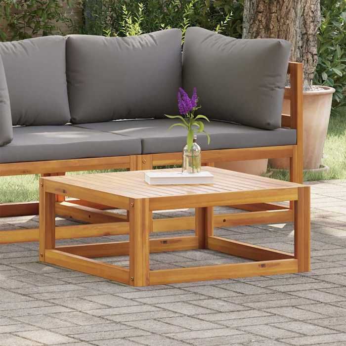 "Printemps 2026 Soldes"Brun Table basse 68x68x29 cm Bois d'acacia solide 2_495434 - Cdiscount Maison