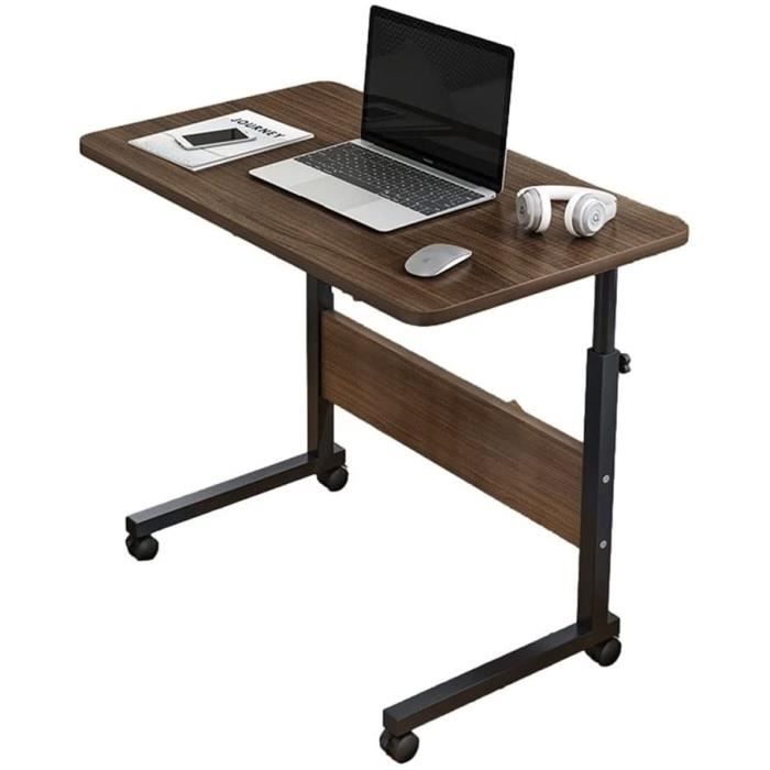 Table pour Ordinateur Portable À roulettes Bureau Informatique Gaming ...
