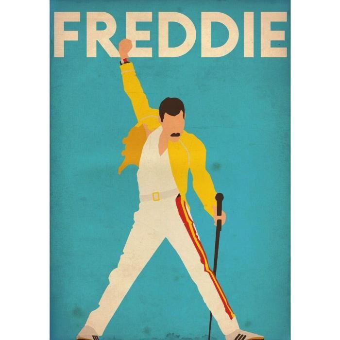 Poster Freddie Mercury Queen Art Print Music Room Décoration Murale En ...