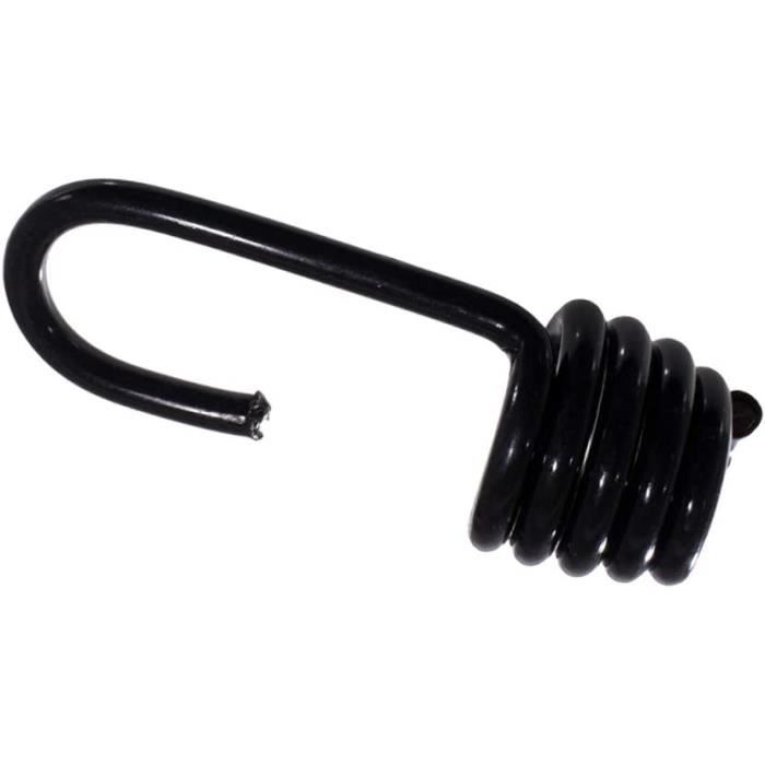 Lot de 10 crochets élastiques en paracorde 1-2" avec revêtement PVC (12 ...