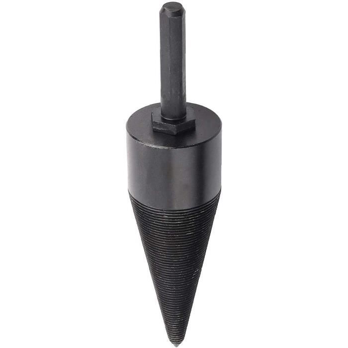 Perceuse de fendeuse de bûches de Bois de Chauffage, Tige de Foret de cône de fendeuse de Bois ...