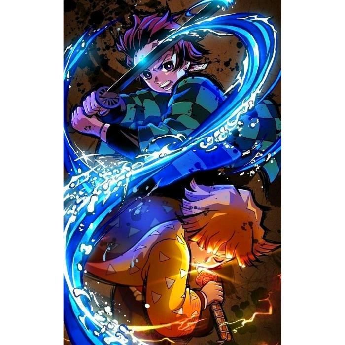 IGZU-156 5D Diamond Painting Kit, Demon Slayer'S Blade Diamond Painting ...