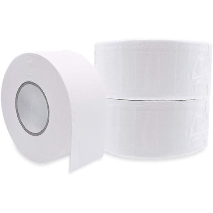PAPIER TOILETTE eamqrkt 1 Roll 4-ply Paper Tissue Toilet Roll Paper ...
