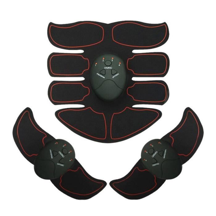 Couleur 8 pièces bras rouge Électrostimulateur EMS, Stimulation et ...