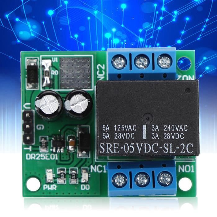 Atyhao Module relais DPDT DR25E01 DPDT Module de Relais Bipolaire ... Atyhao Module relais DPDT DR25E01 DPDT Module de Relais Bipolaire ...