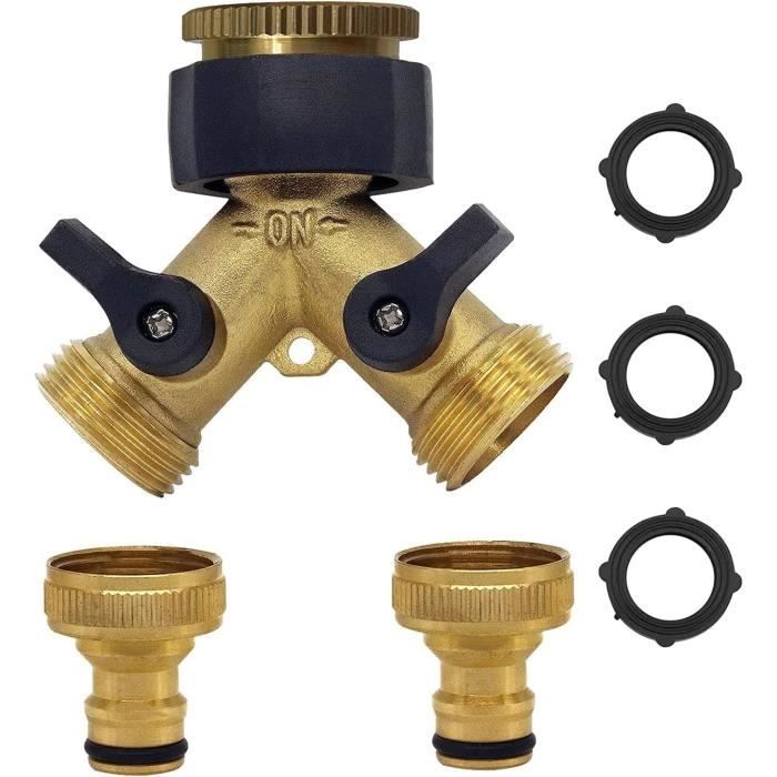 Robinet Double Machine A Laver, 2-Voies Y-Distributeur, Adaptateur ...