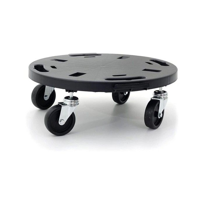 Support à roulettes rond diamètre 40 x 12,5 cm 4 roues Capacité max 275 ...