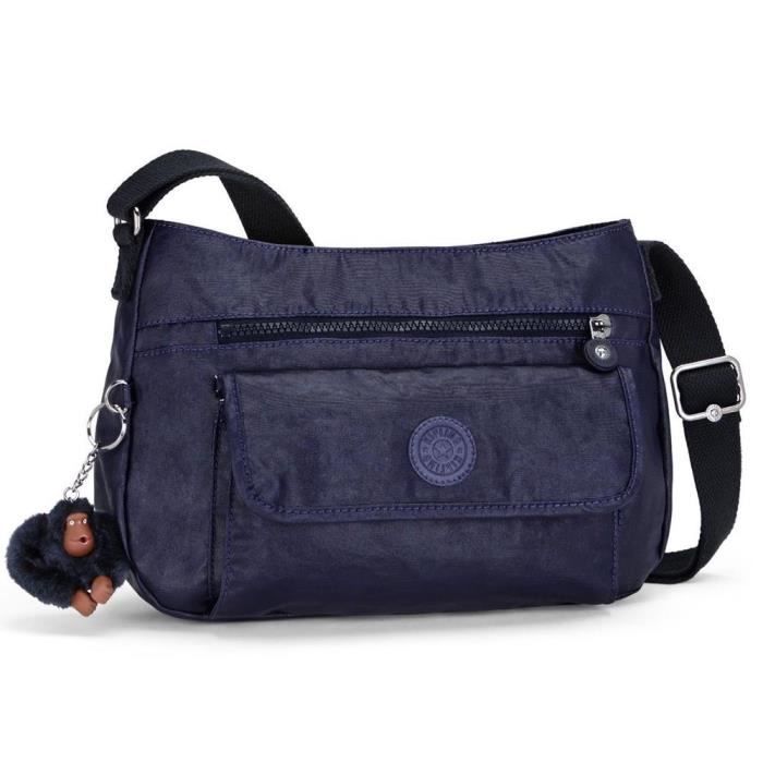 Sac bandoulière Kipling SYRO Lacquer Indigo 31 CM - Cdiscount Bagagerie ...