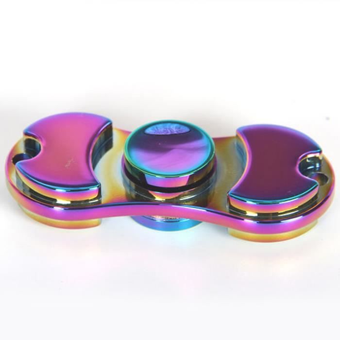 Hand Spinner Fidget Spinner Jouet Deux Doigts de Gyroscopes - Cdiscount ...