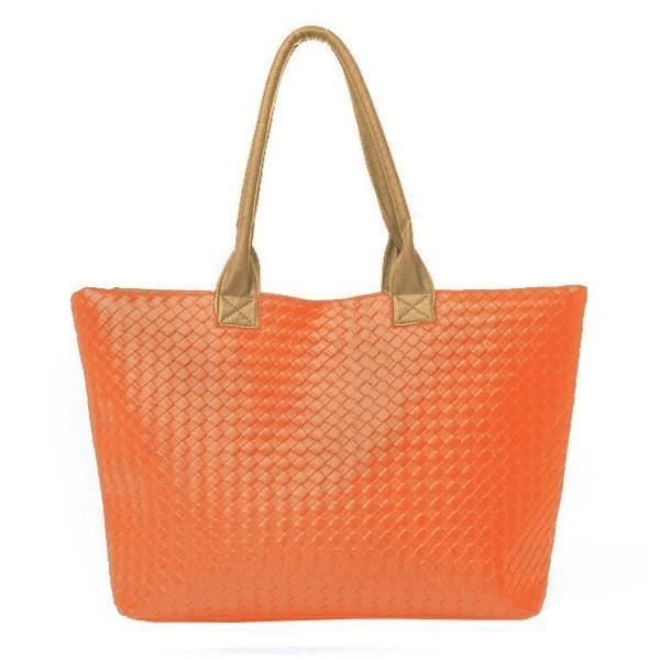 Sac á main Jolie - Shopping- Cabas - femme (Orange) - Cdiscount ...
