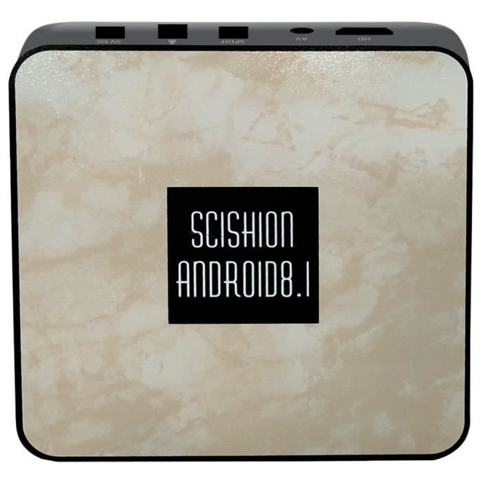 TV BOX Smart SCISHION RX4B - Android 8.1 TV 4K HDR - 4Go + 32Go ...