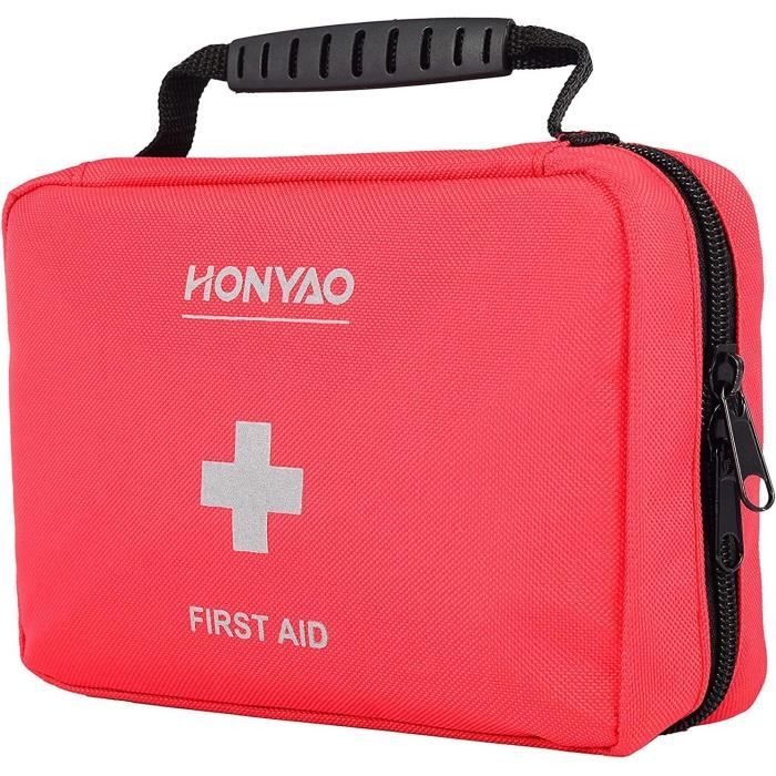 Trousse De Premier Secours, 220 Pièces Complète First Aid Kit Médicale - Boîte De D'Urgence Pour ...