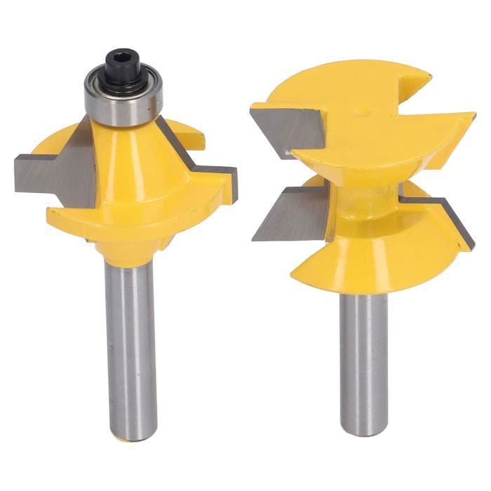 RHO-Mèche de routeur Fraise Défonceuse Anti-rebond bricolage fraiseuse ...