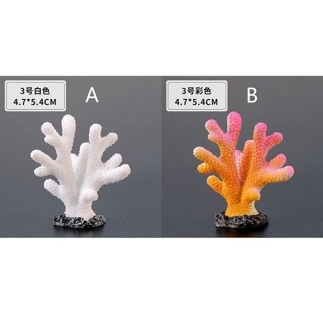 FOND DE DECOR,a3-Colour B--Corail artificiel coloré en résine pour l ...