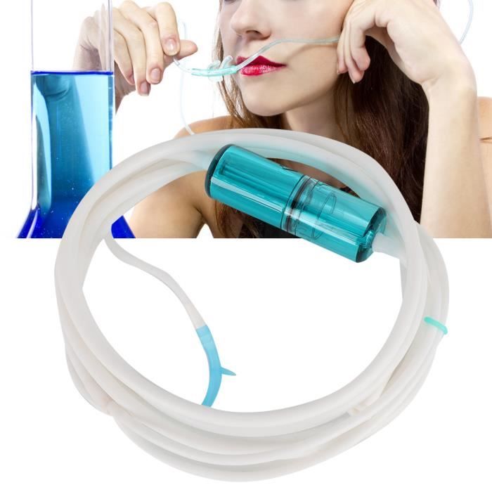 Tube d'inhalation d'oxygène Tube d'oxygène nasal Tube d'oxygène domestique Support de nez double ...