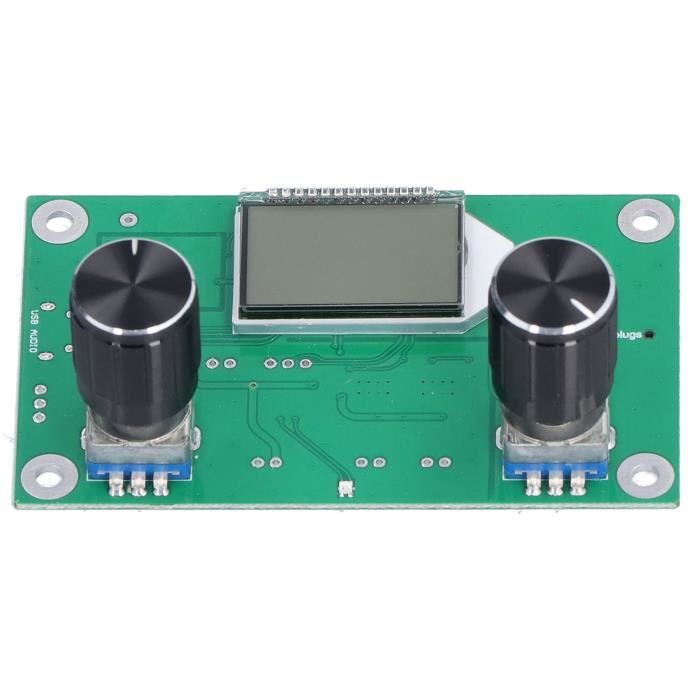 Zerone Module FM Module récepteur radio numérique Modules FM stéréo sans fil avec écran LCD 50Hz ...