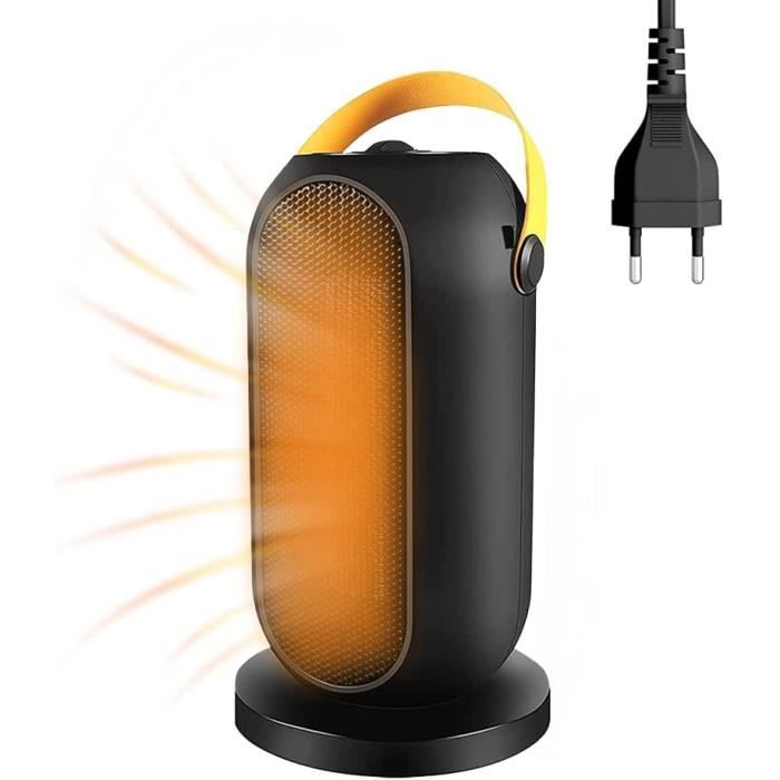 Mini Radiateur Céramique, Oscillation Petit Radiateur Electrique, 600 ...
