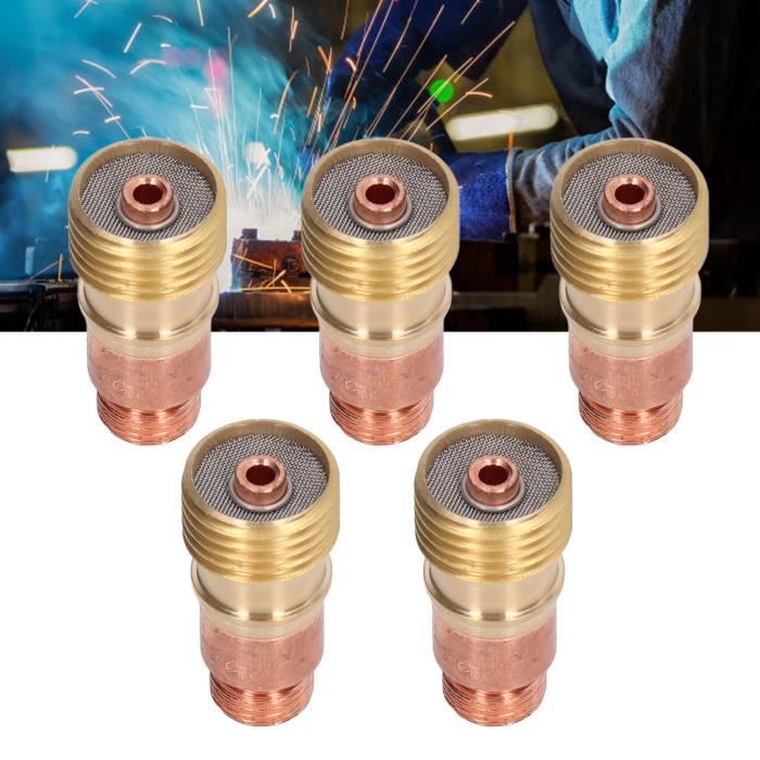 Corps de pince de lentille à gaz 5pcs 3 / 32in Gaz Lens Collet Gas Lens ...