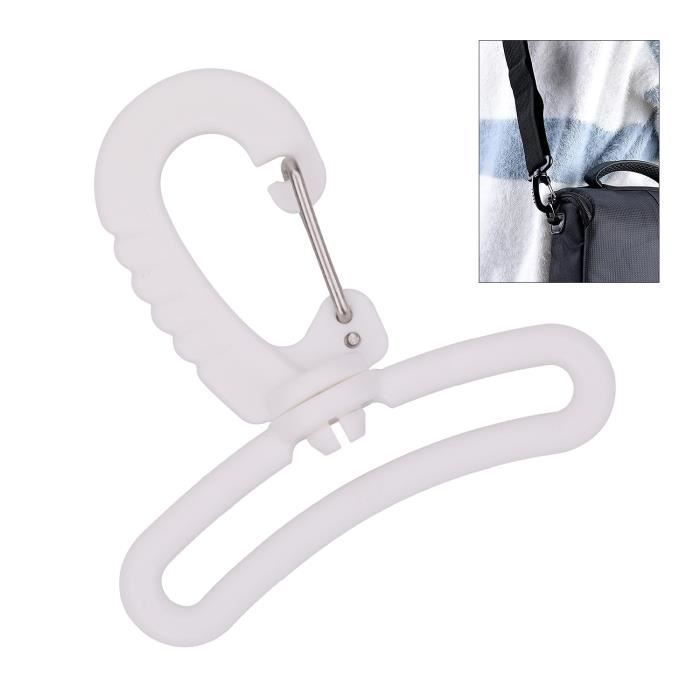 KAM 50mm Mousqueton Pivotant en Plastique Crochet Clips Métalliques ...