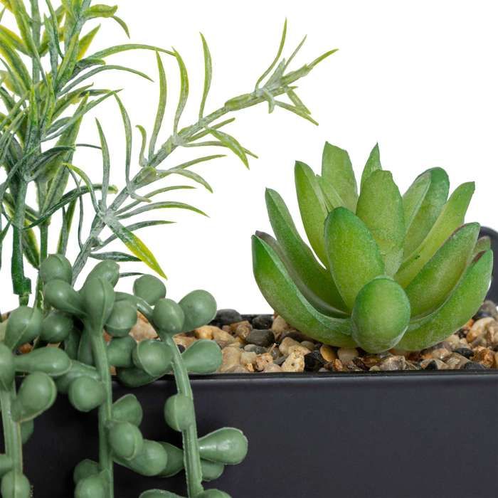 Atmosphera - Plante à suspendre avec pot en métal - Noir - Cdiscount Maison