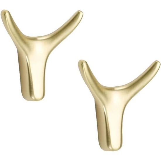 Jkghk Crochet De Manteau 2 Pièces Double Métal Crochets, Patères ...