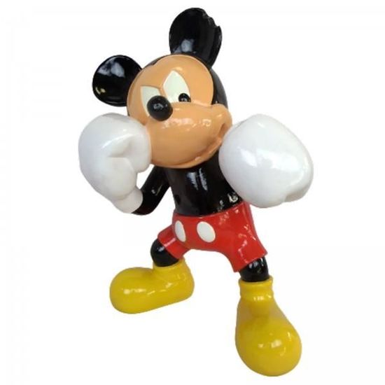 Statue en résine Mickey boxeur en habits 55 cm H 55 cm l 45 l 25 cm ...