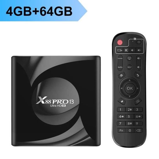 Boîtier TV - VONTAR - X88 Pro 13 - Android 13 - Rockchip RK3528 - 4GB ...