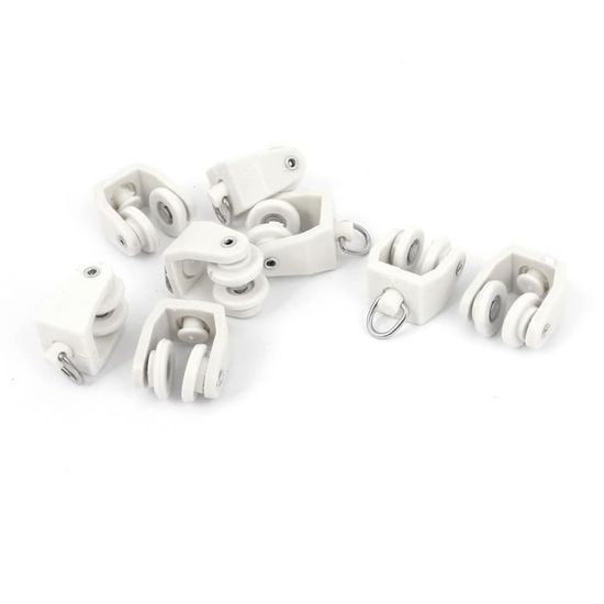 8 Pièces 13 mm de diamètre Roulettes pour rail de rideaux roue de ...
