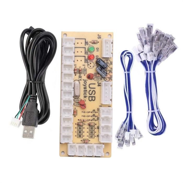 Zero Delay Arcade DIY Arcade USB Encoder to Joystick for PC/PS3 ...