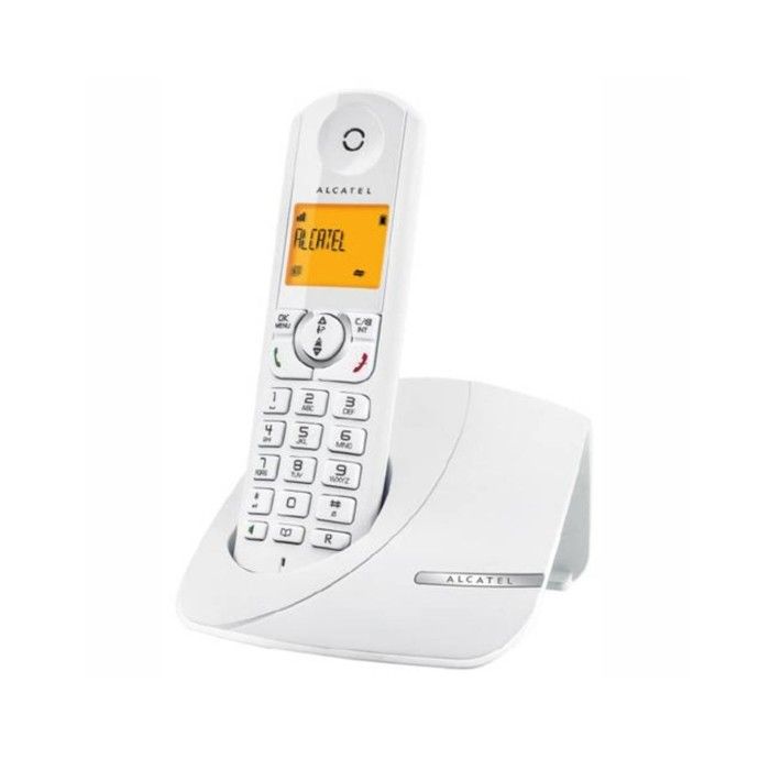 Téléphone Fixe Sans Fil Alcatel F370 Blanc - Cdiscount Téléphonie