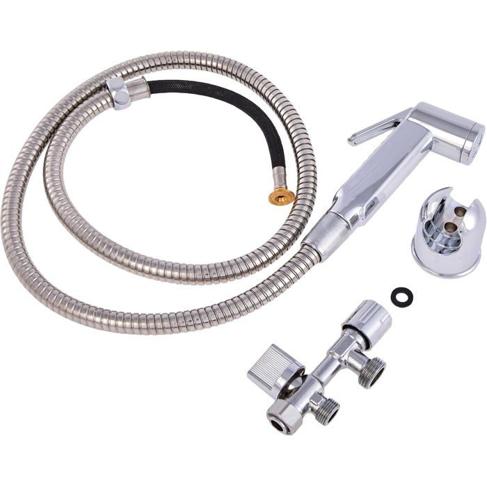Rousseau Kit Douchette WC, Kit Hygiène complet pour WC en ABS avec ...