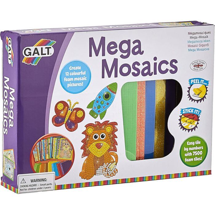 Kit James Galt Méga Mosaïques, Loisir Créatif Enfant avec Pièces de ...