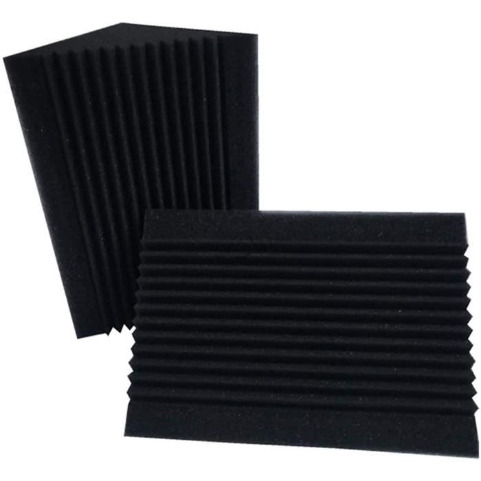 Mousse Acoustique Rouge-Noir Bass Trappe Absorption Acoustique Studio ...