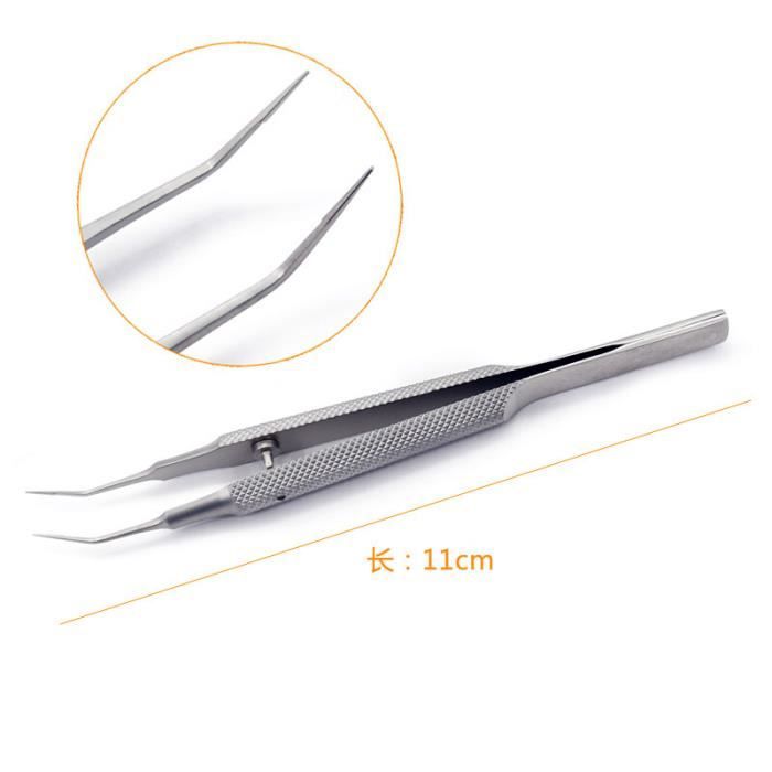 Soin des cils,Microtee-Instruments en Alliage de Titane,Micro Ciseaux ...