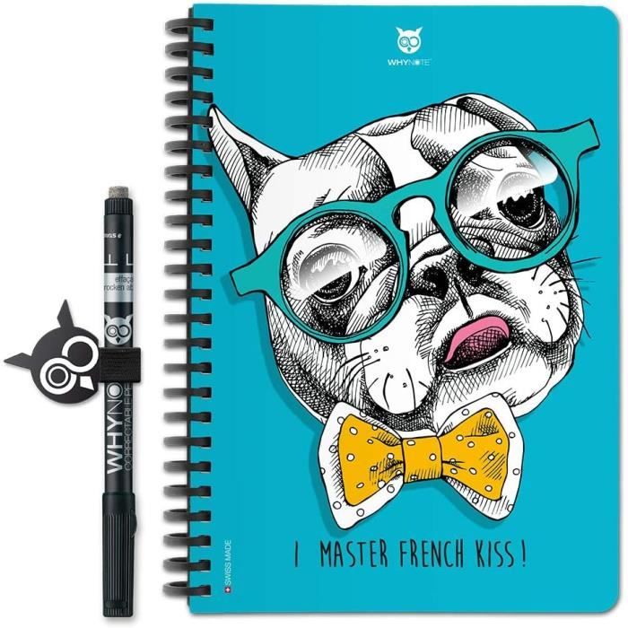 Bloc Note A5 Votre Tableau Blanc Et Son Stylo Effaçable Dans Un Carnet ...