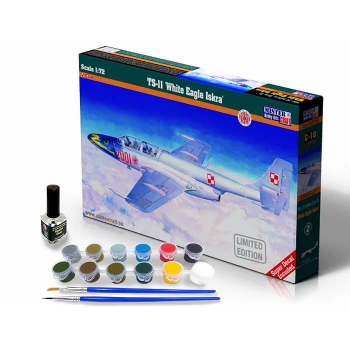 MISTERCRAFT KIT DE MODÉLISME AIGLE BLANC ISKRA TS-11 1:72, KIT DE CONS ...