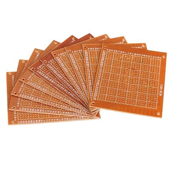 Papier Prototype 7x9cm PCB 10pcs Blank Circuit Board Panel Circuit ...