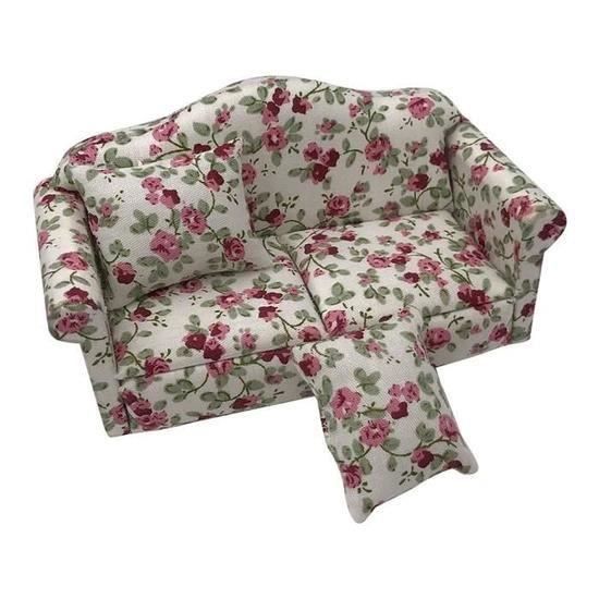 Mini Dollhouse Furniture Sofa Set Mini Living Room Enfants Toy Jeux de ...