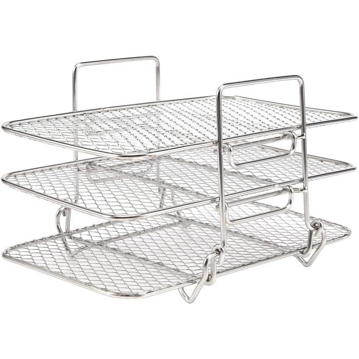 Support De Friteuse À Air Comprimé Pour Friteuse Ninja Dual Air Fryer 304 En Acier Inoxydable ...