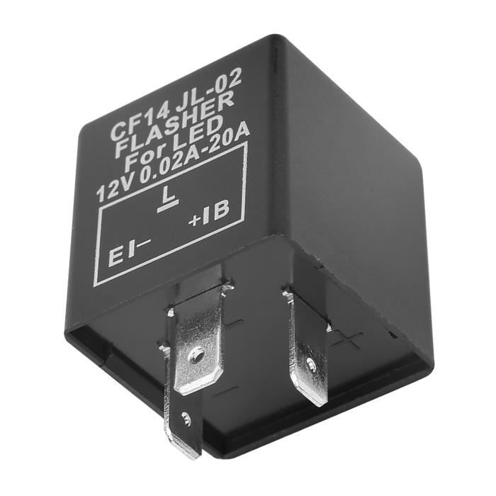 GOTOTOP relais clignotant LED CF14 JL-02 3-Pin LED Clignotant Flash ...