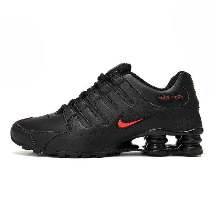 Nike SHox NZ chaussures de course Noir rouge - Cdiscount Chaussures